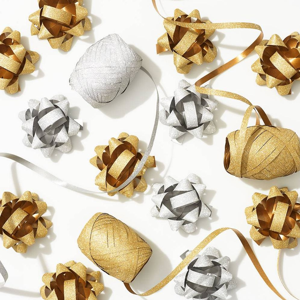 Glitter Silver & Gold Wrap Accessory Box | Paper Source
