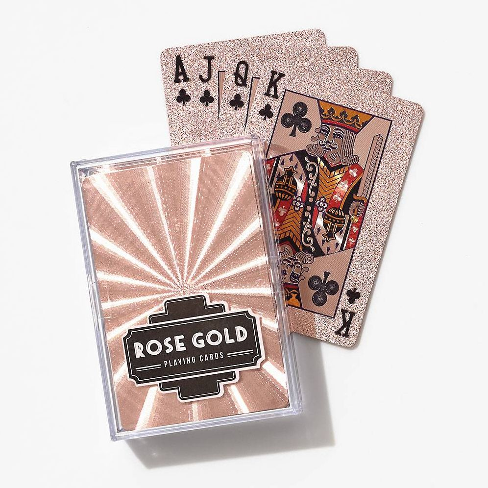 Rose Gold Playing Cards | Paper Source