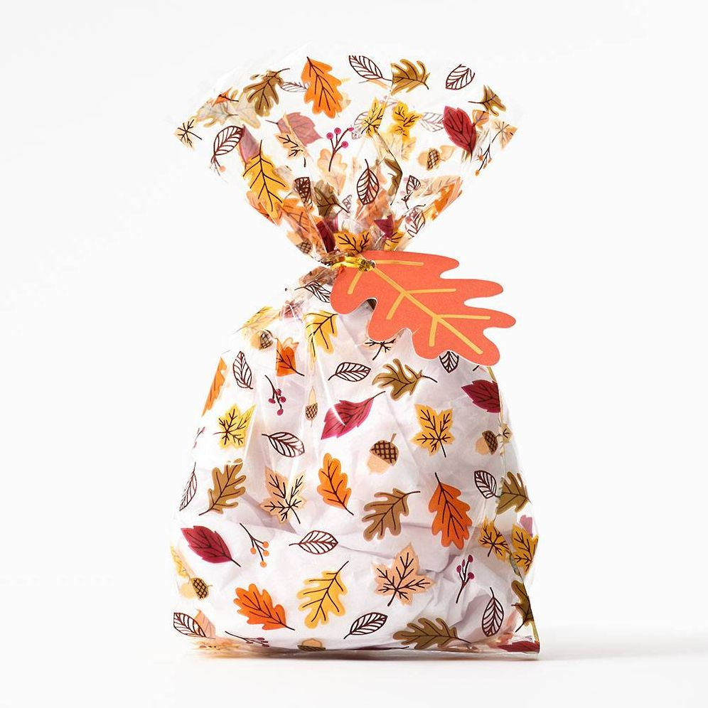 Fall Leaves Cellophane Bags | Paper Source