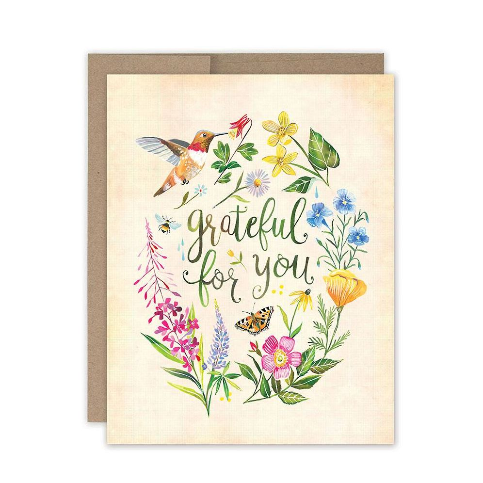 Grateful For You Thank You Card Set | Paper Source