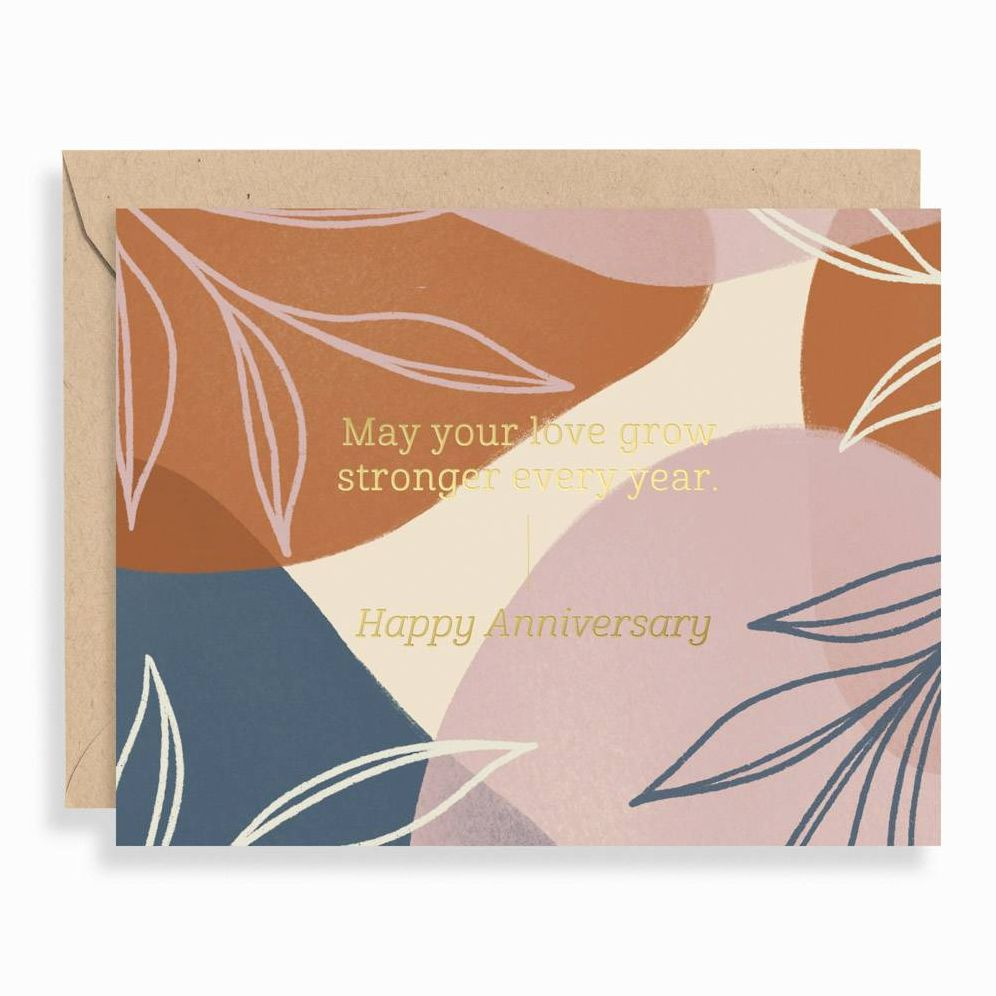 Love Grow Stronger Anniversary Card | Paper Source