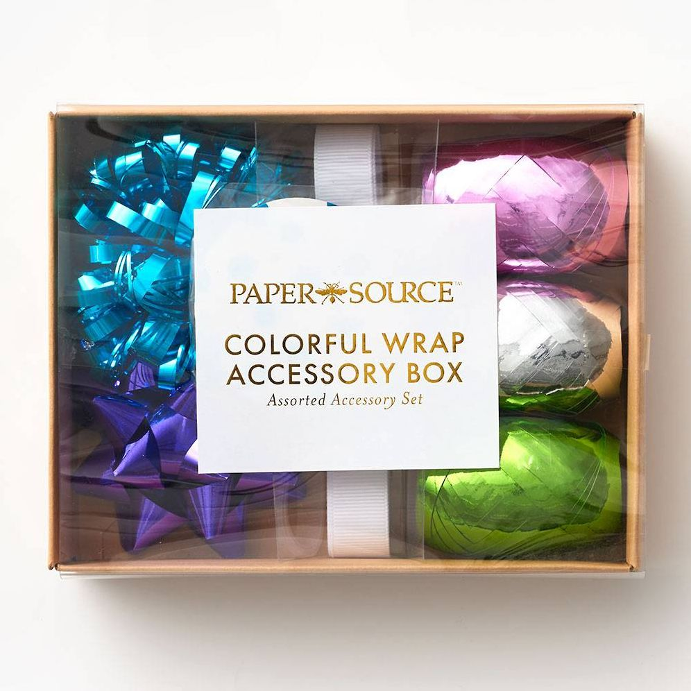 Colorful Gift Wrap Accessory Box | Paper Source