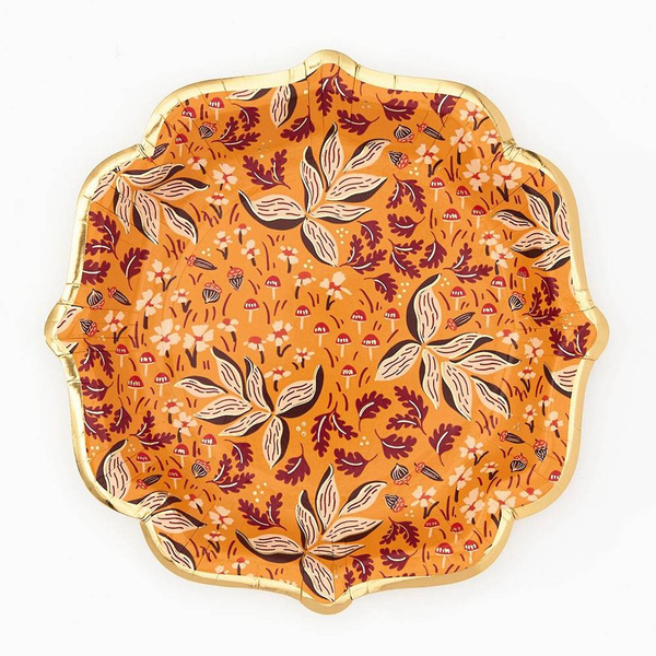 Harvest Fancy Plates | Paper Source