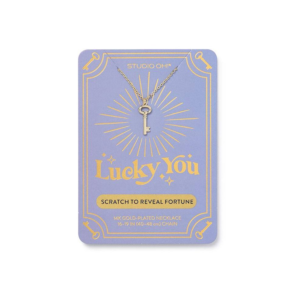 Lucky You Key Fortune Necklace