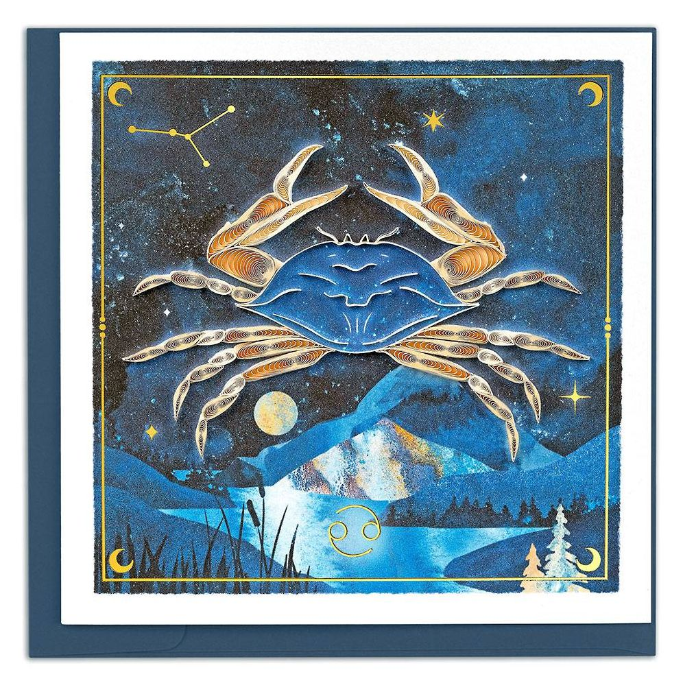Quilled Zodiac Collection - Cancer Greeting Card | Paper Source