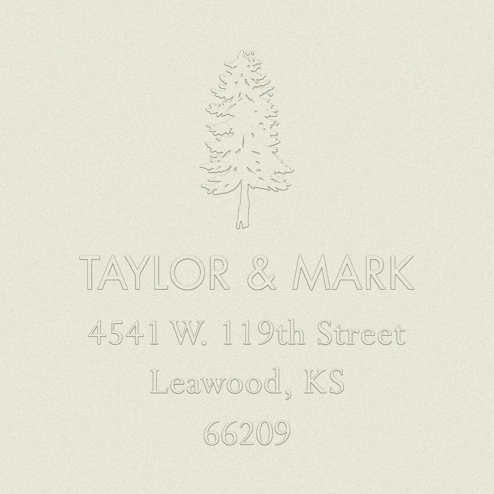 Mountainscape Custom Embosser Plate | Paper Source