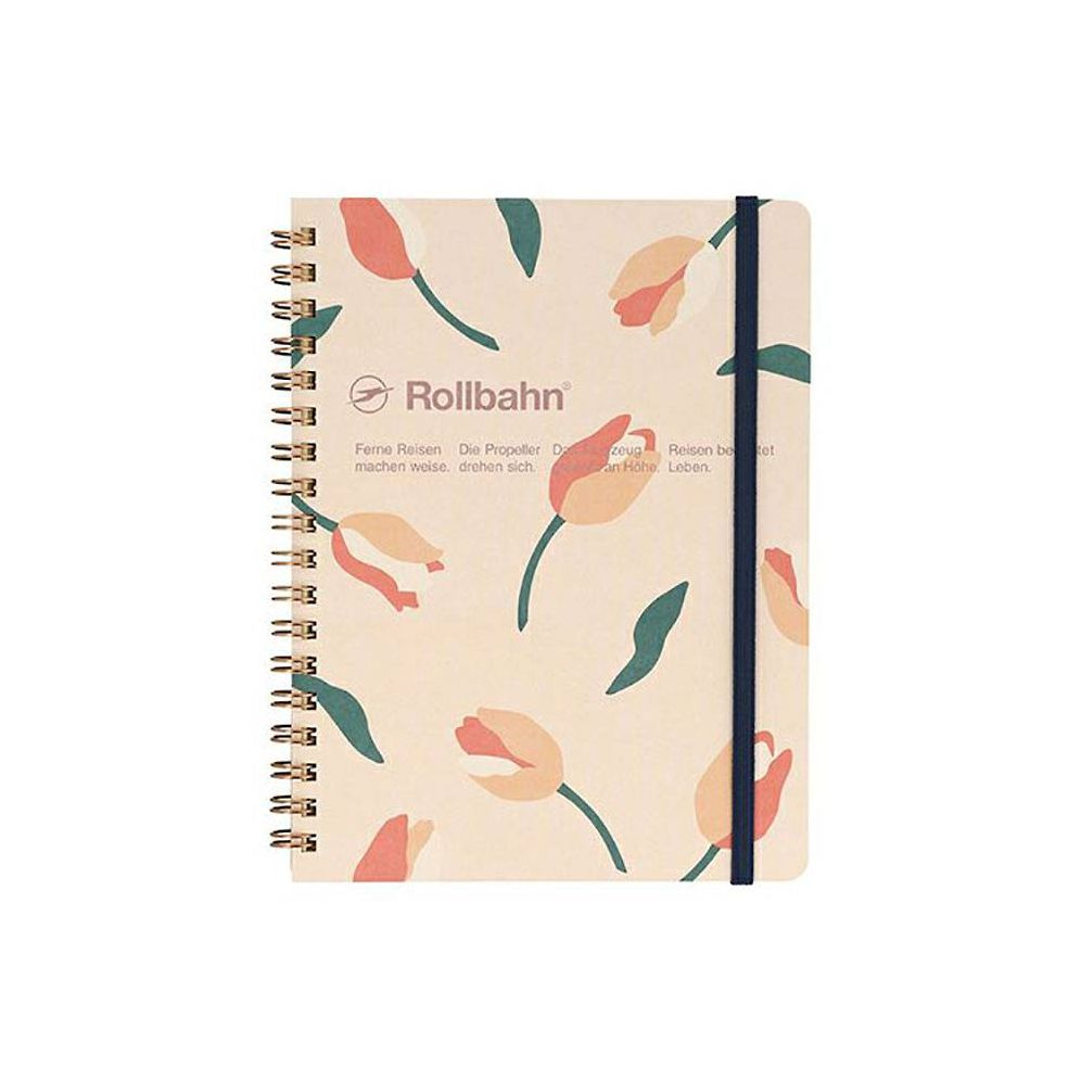 Delfonics Light Pink Posy Notebook - Large | Paper Source