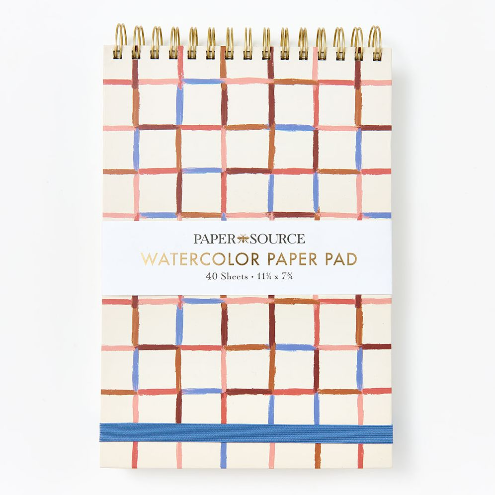 Neutral Grid Watercolor Pad | Paper Source