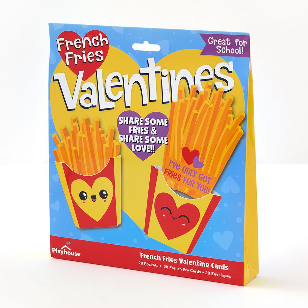 Boxed Valentine Cards - French Fries | Paper Source