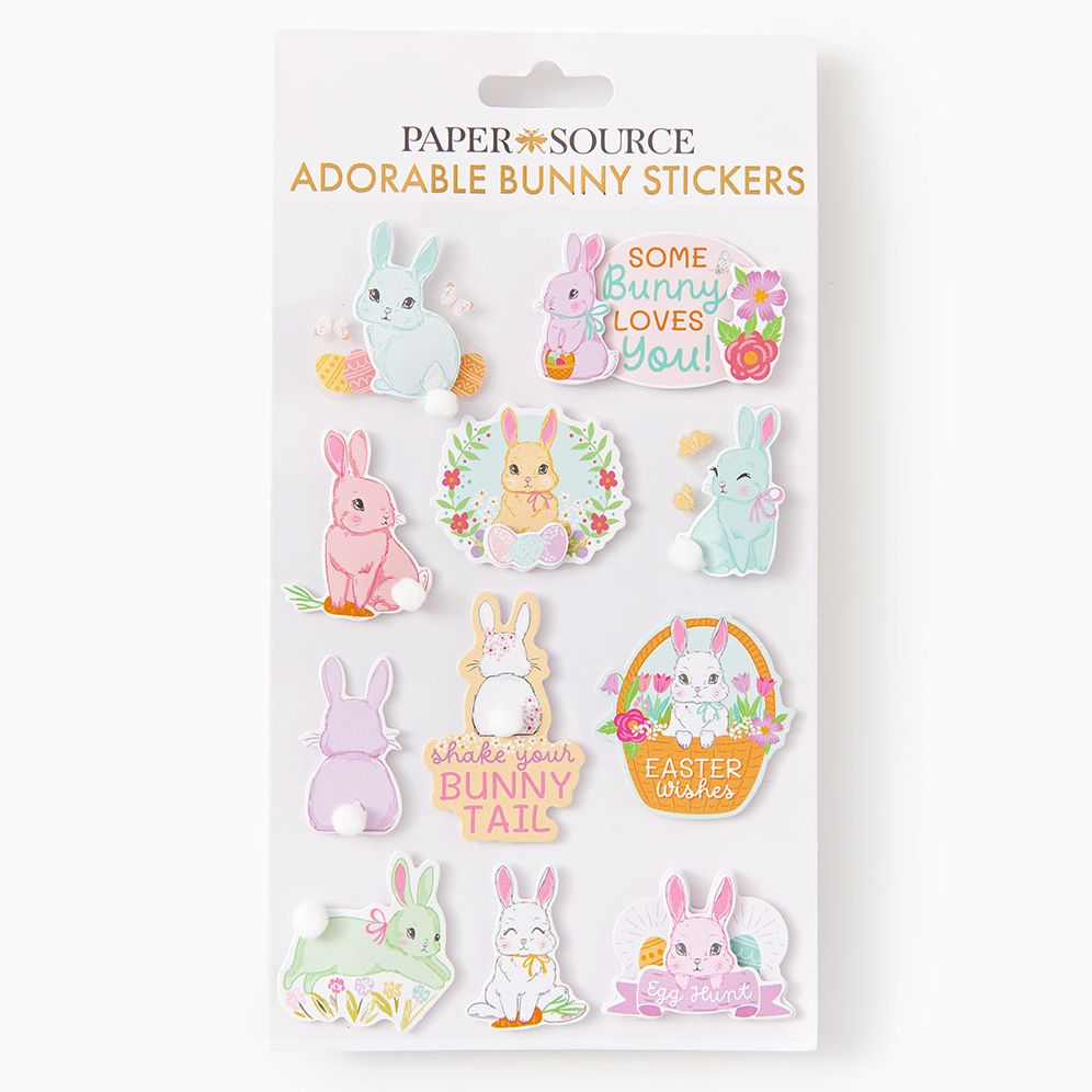 Adorable Bunny Sticker Sheet | Paper Source