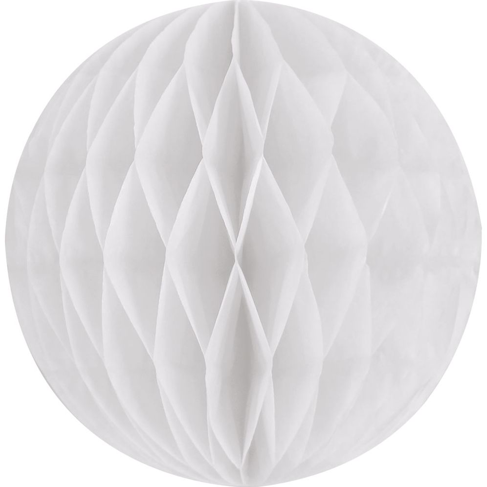 White Lrg Paper Honeycomb Sphere | Paper Source