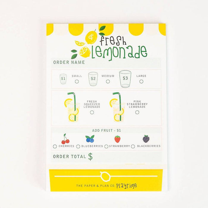 Lemonade Stand Notepad