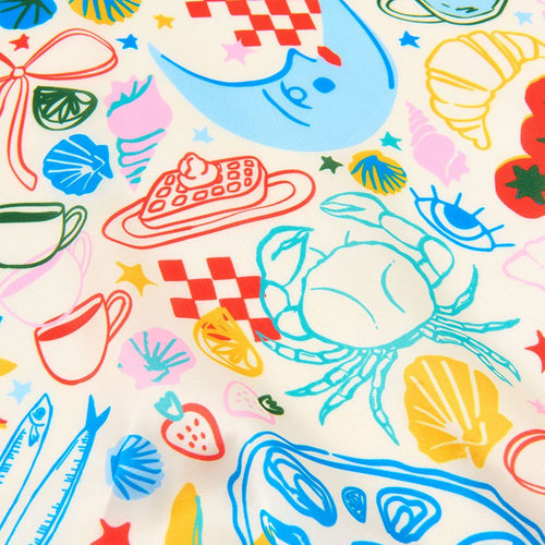 Coastal Satin Scarf | Paper Source