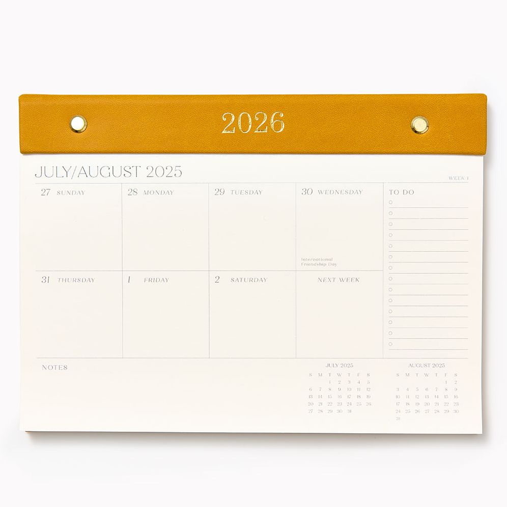 2025-2026 Paper Source Chicago Ave Weekly Desk Pad | Paper Source