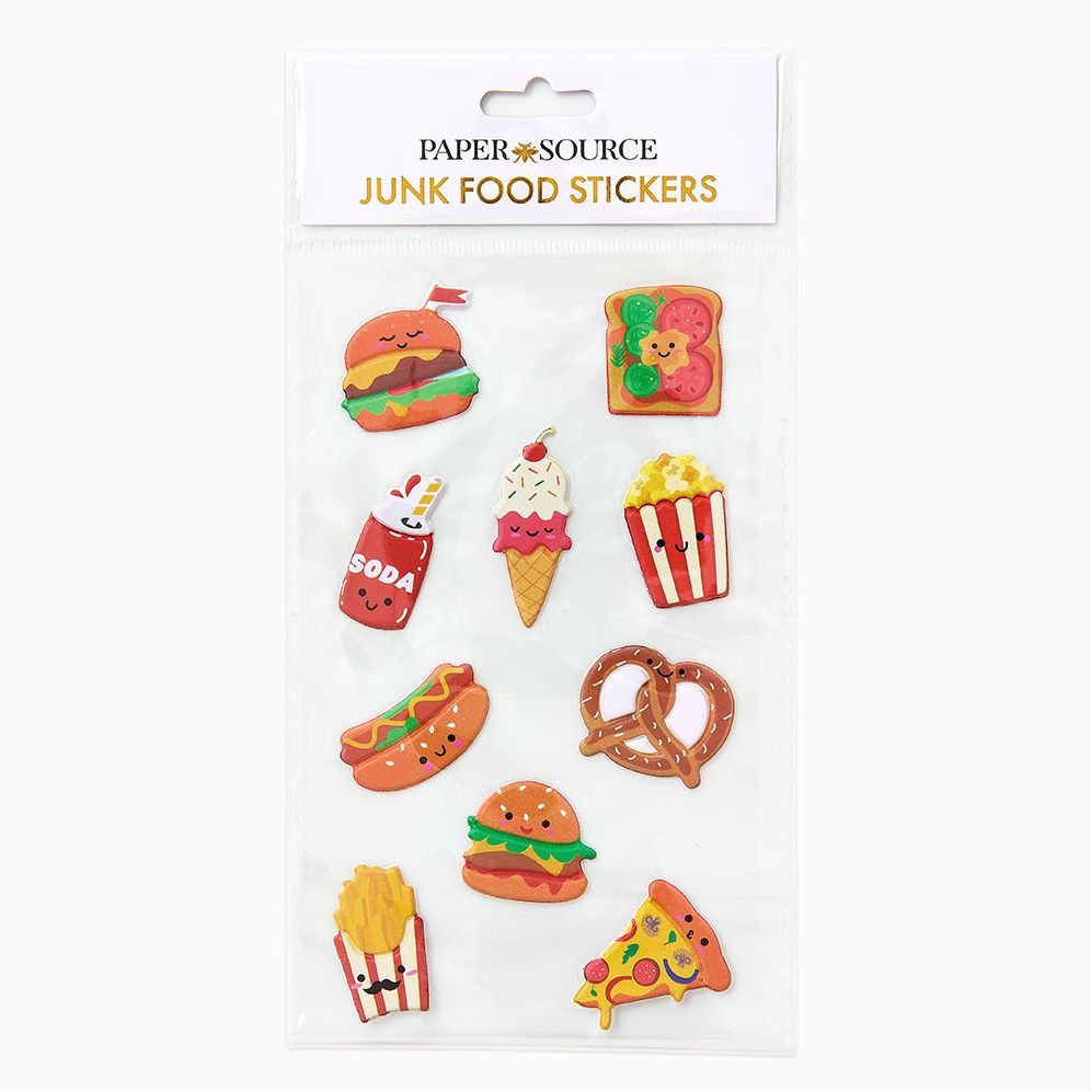Junk Food Sticker Sheet | Paper Source