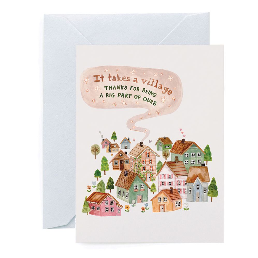 Takes a Village Thank You Card | Paper Source