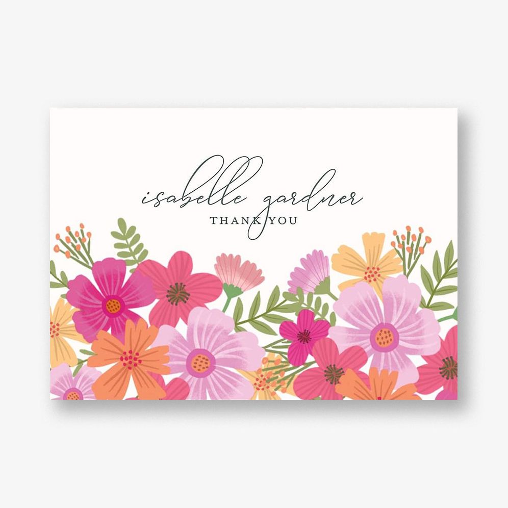 Garden Blooms Thank You Notes | Paper Source