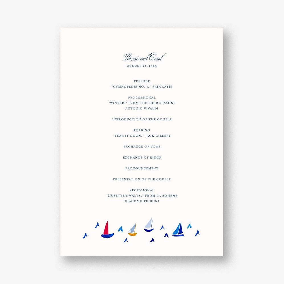 Mr. Digby Program | Paper Source