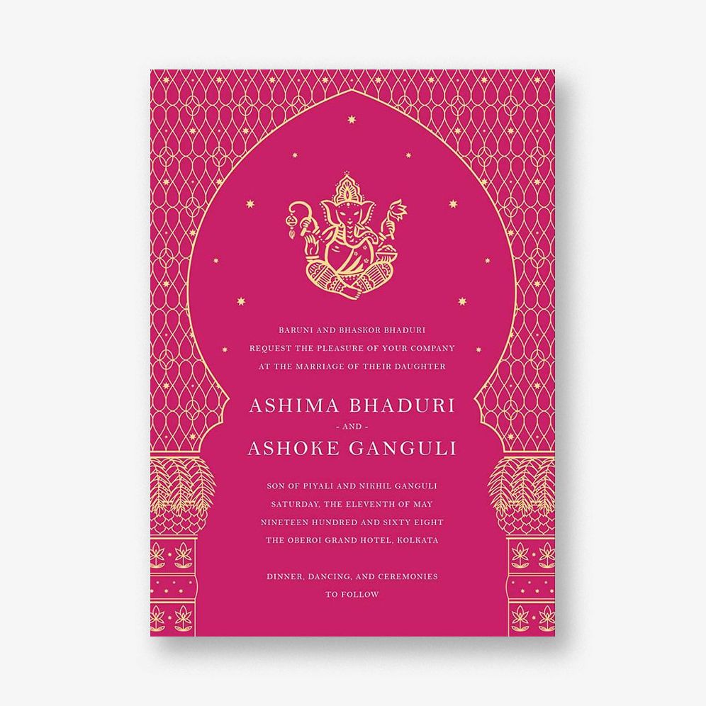 Vinayaka Wedding Invitation | Paper Source