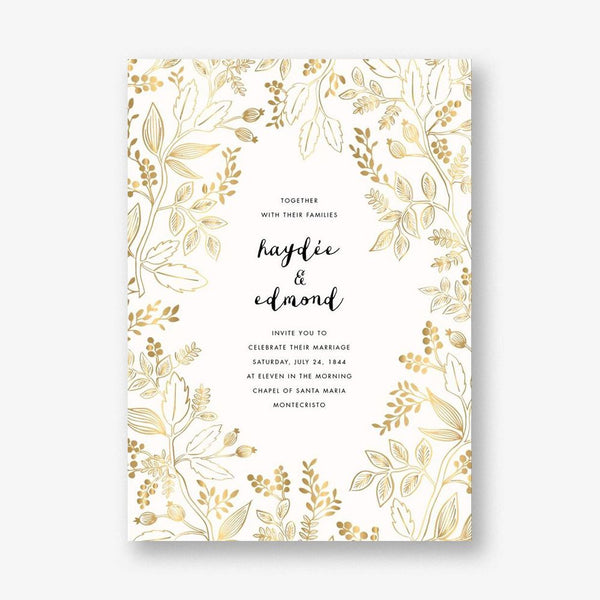 Queen Anne Wedding Invitation | Paper Source