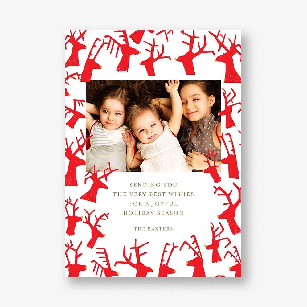 Six-Point Buck Perspective Photo Card | Paper Source