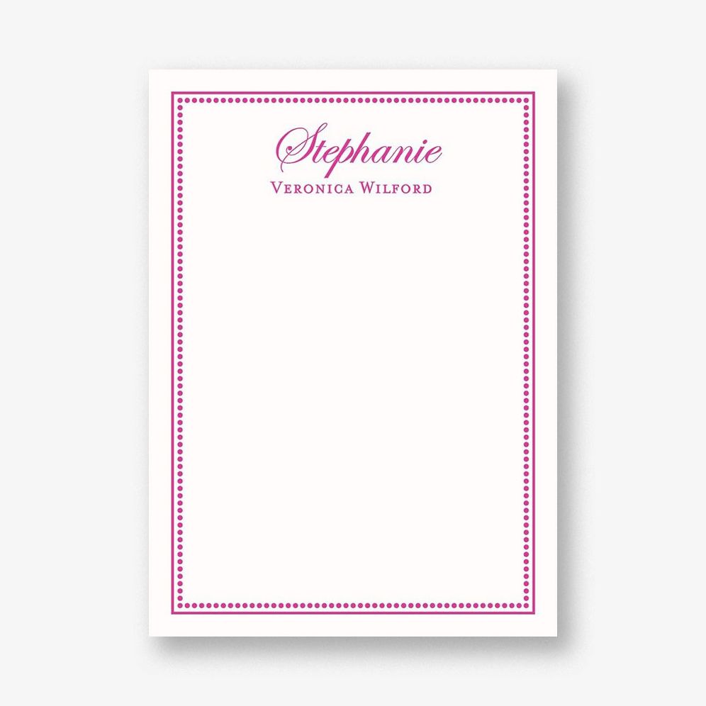 Beaded Border A6 Stationery | Paper Source