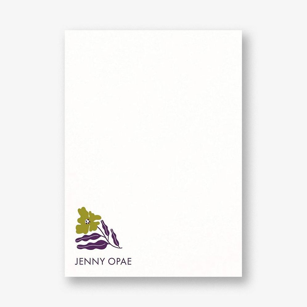 Wiggly Florals Stationery | Paper Source