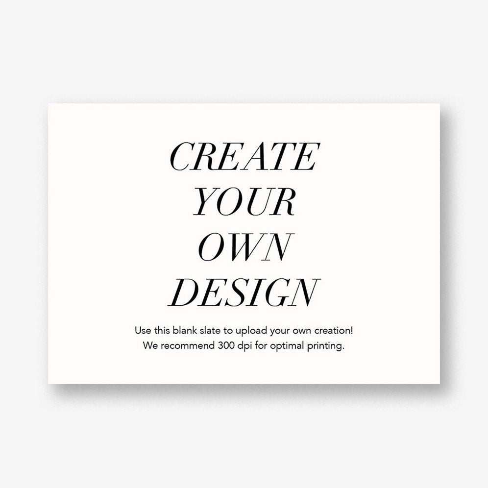 A7 Horizontal Design - Upload Your Own | Paper Source