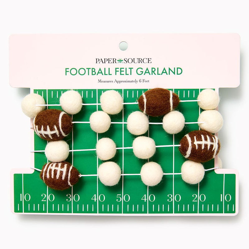 Football Felt Garland | Paper Source