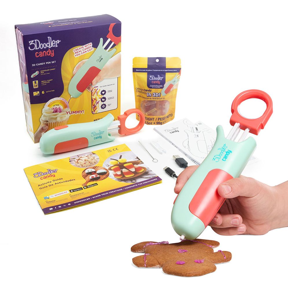 3Doodler Candy 3D Pen Set for Kids, Create with Real Candy You Can Eat ...
