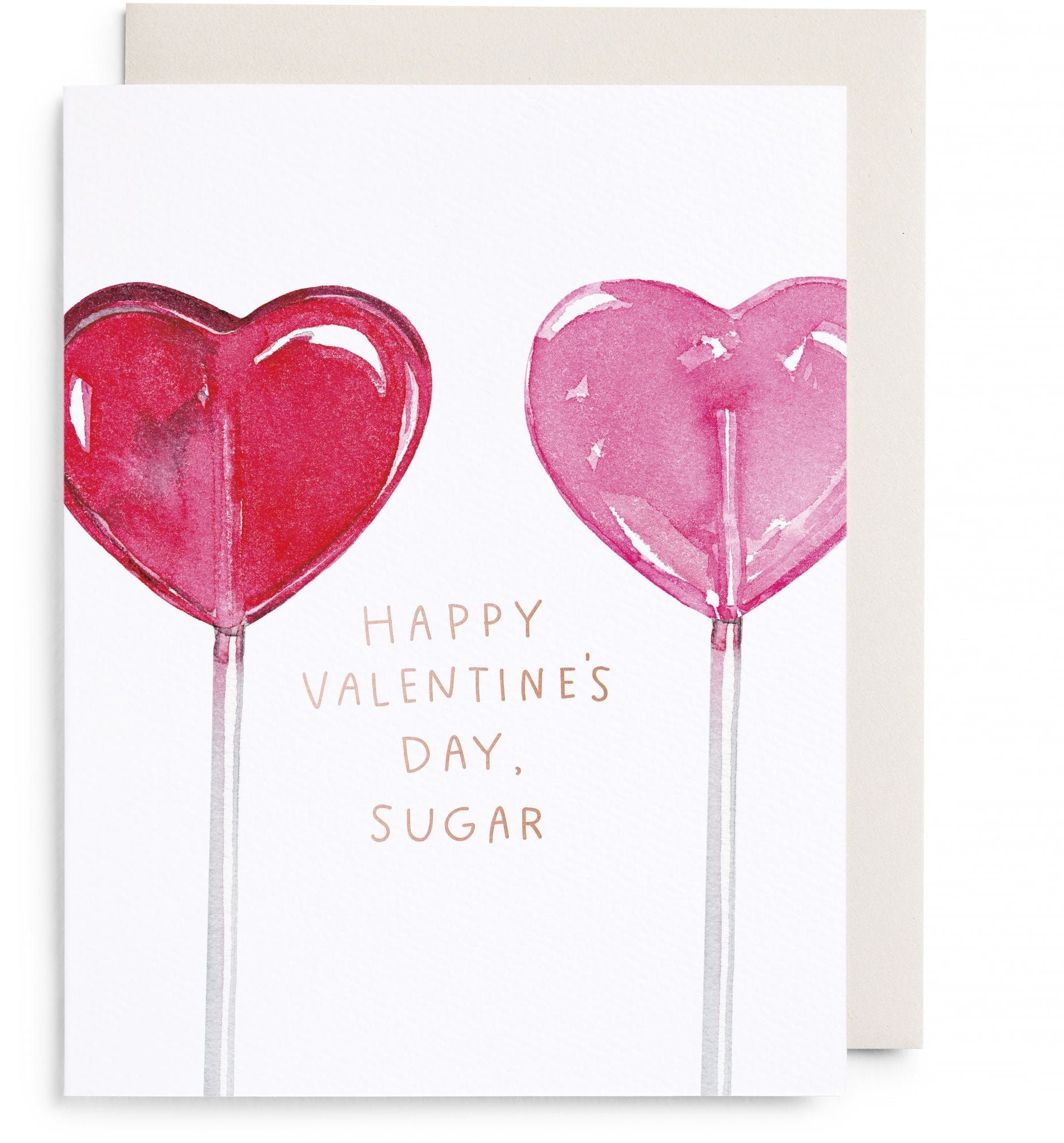 Heart Lollipops Valentine's Day Greeting Card | Paper Source