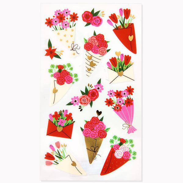 Valentine Florals Sticker Sheet | Paper Source