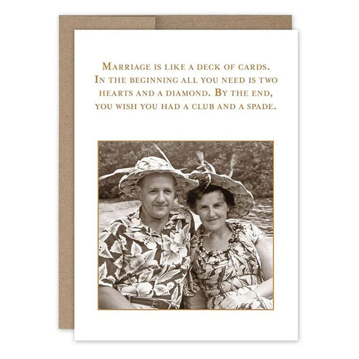 Marriage Is Like a Deck of Cards Anniversary Card | Paper Source